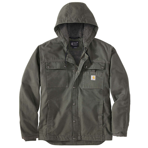 103826 - Carhartt Men's Relaxed Fit Washed Duck Sherpa-Lined Utility J